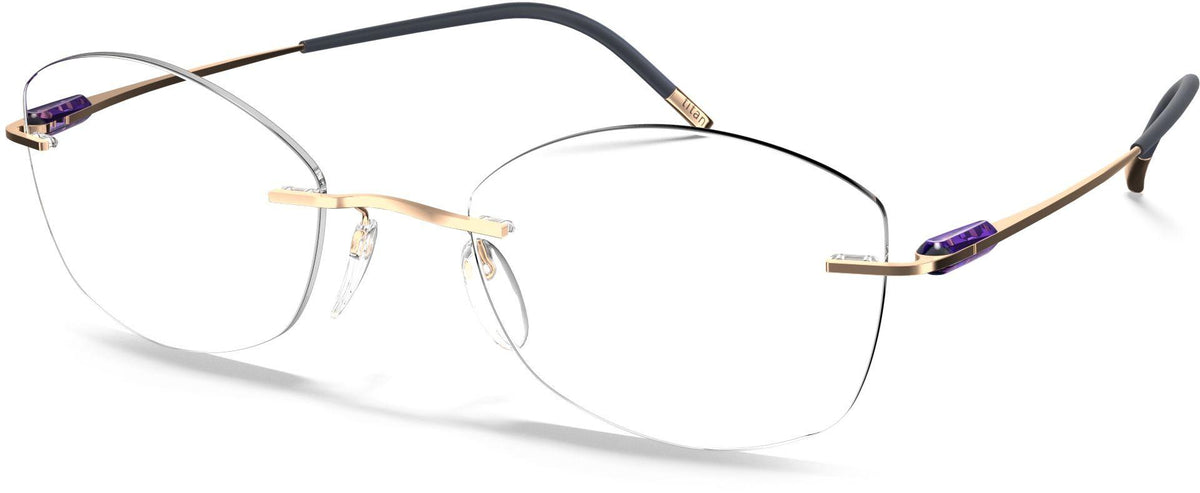 Silhouette Purist Color Groove Demo Rimless 5561 Eyeglasses